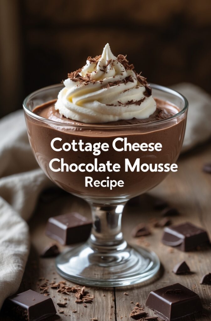 Cottage Cheese Chocolate Mousse Recipe - A Healthy and Creamy Dessert ...