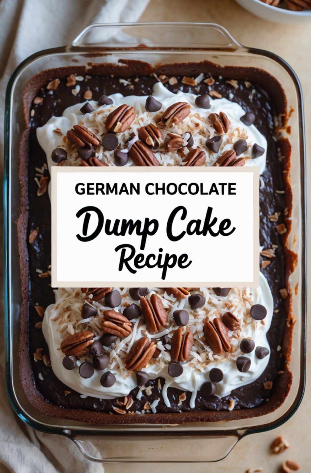 German Chocolate Dump Cake Recipe – Easy, Gooey, and Full of Flavor ...